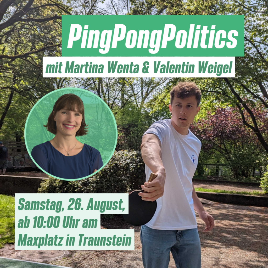 Ping Pong Politics – Martina Wenta und Valentin Weigel am Maxplatz ...